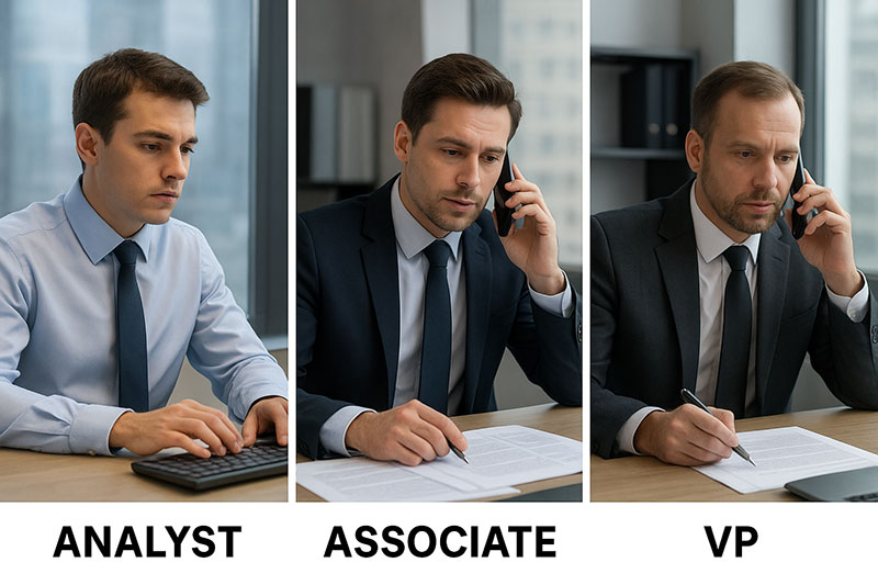 Analyst vs Associate vs VP: What They REALLY Do, With Daily Schedules ...